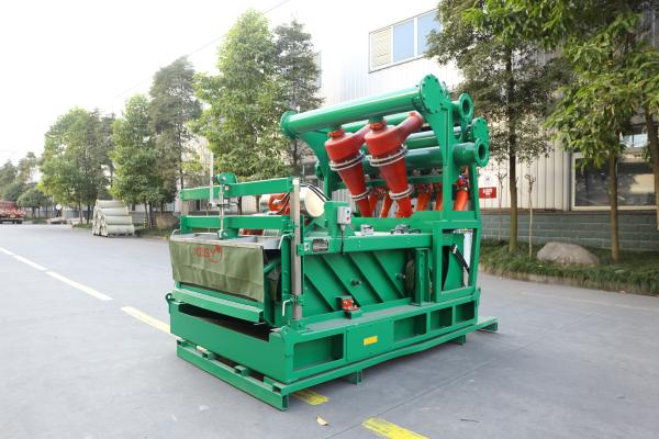 Quality QJ Series Mud Cleaner 0.3MPa Linear Vibration Drilling Mud Cleaning System for sale