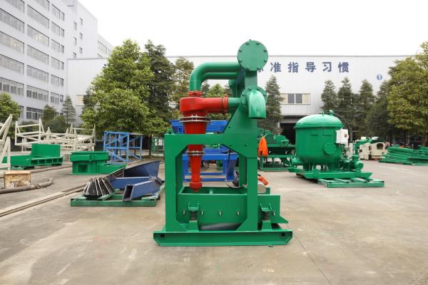 Quality Drilling Fluids Desander Machine 0.4kW Desander Centrifugal Water Pump 2215mm for sale
