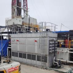 Quality Modular Oil Sludge Treatment System Mud Cooling Unit Compact 42m2 for sale