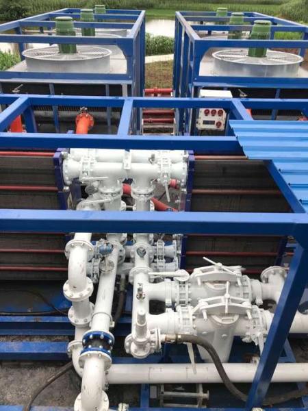 Quality Drilling Oil Sludge Treatment System High Temperature Seawater Mud Cooling for sale