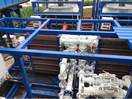 Quality Drilling Oil Sludge Treatment System High Temperature Seawater Mud Cooling for sale