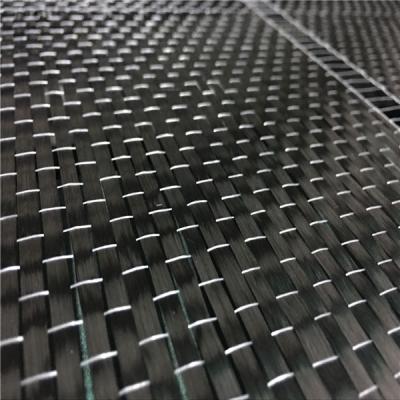 China 200g Solids Pattern Unidirectional Carbon Fiber Sheet 12K High Strength Reinforcement for sale