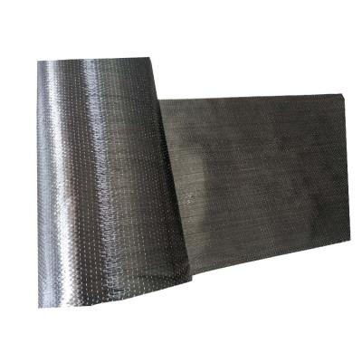 China Woven 12k Unidirectional Carbon Fiber Fabric Material Anti Static And High Strength For Shoes Bags for sale