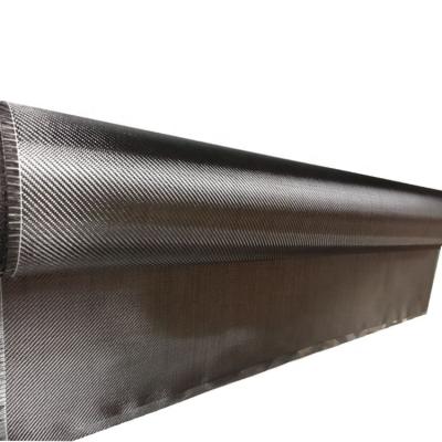 China Plain Twill Weaving Style 3K Carbon Fiber Fabric 200GSM For Blankets Industry Crafts for sale