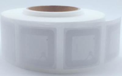 China ISO 15693 HF NFC 13.56mhz RFID sticker tag , HF library label with coated paper , RFID book label for sale