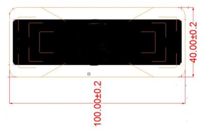 China UHF RFID Windshield tamper proof label LAB144N , RFID Fragile windshield label , UHF RFID label for sale