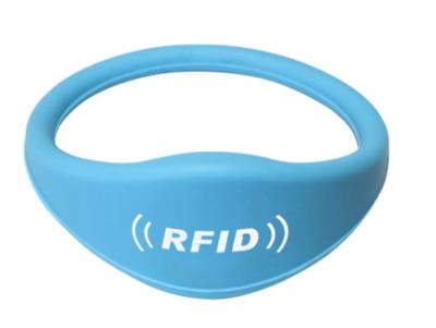 China Factory Price Writable Waterproof Passive NFC Bracelet RFID Silicone Wristband , RFID wristband , NFC wristband for sale