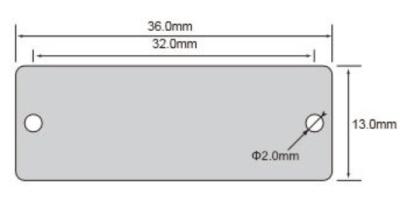 China EPC 96bits Memory Waterproof RFID On Metal Tag Alien H3 for sale