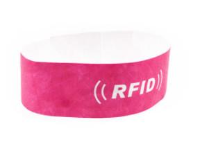 China Full Color Printable NFC Custom Rfid Wristbands For Events for sale