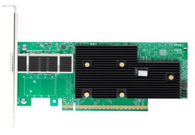 China 400G Single Port Network Controller Card QSFP112-DD BCM957608-P1400GDF00 for sale