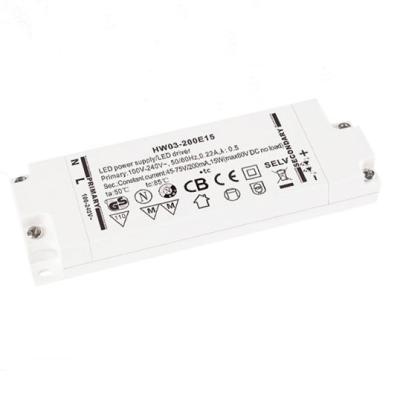 China 15W High PF Led Driver , CE Approved Power Supply Driver For Led Strip Light for sale