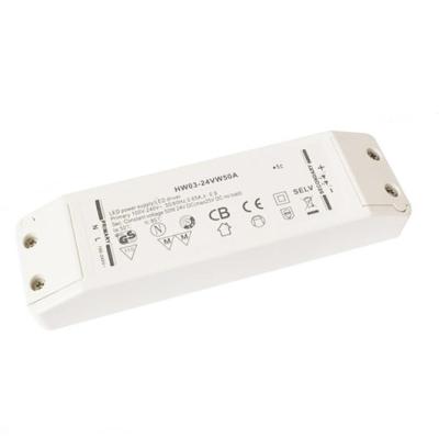 China High PF12v 50w Led Driver Wide Input Voltage With Short Circuit Protection for sale