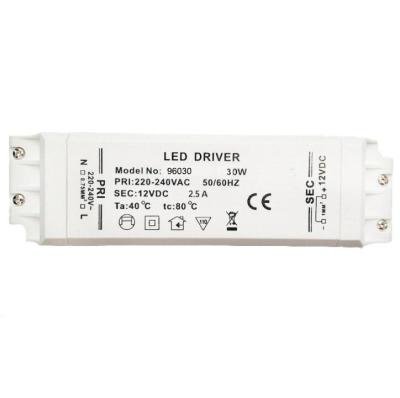 China 30W 12V2.5A Spotlight Led Power Supply EMC Compliant And Non-Isolated for sale