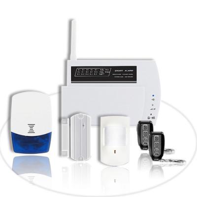 China Easy Handle Auto Dialer GSM PSTN LED Wireless House Burglar Alarm System for sale