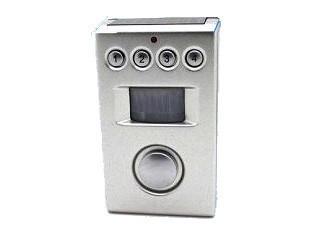 Cina Solar Battery Powered Motion Sensor House Alarms With Programmable 4 Digits Security Code in vendita