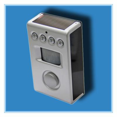Cina Solar Battery Powered Pir Motion Sensor Alarms With Programmable 4 Digits Security Code in vendita