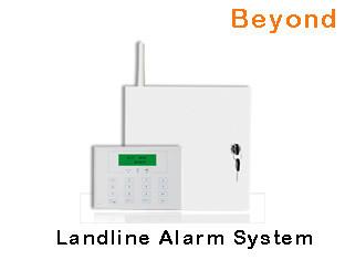 Cina LCD Landline Phone Wiring Alarm System with multi languages and 8 wired zones in vendita