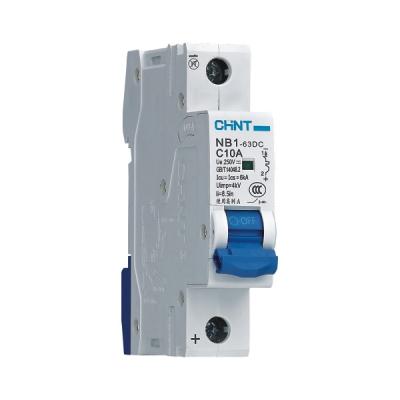 China DIN Rail Mount Miniature Pv Dc Circuit Breaker 32a 1p 2p 4p 500v Photovoltaic Breaker for sale