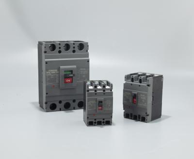 China IEC MCCB Moulded Case Circuit Breakers 3 Pole 4 Pole Main Switch Circuit Breakers for sale
