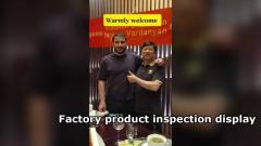 An Armenian customer came to our company for product inspection.