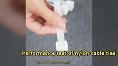 Performance test of nylon cable ties