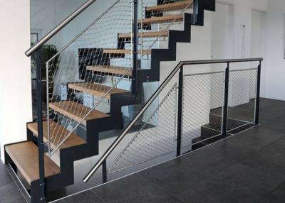 China High Tensile 7 X 19 Stainless Steel Cable Mesh For Suspended Anti Falling Net for sale