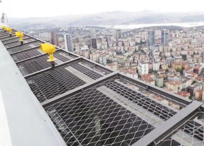 Cina Reticolato del cavo di acciaio inossidabile di flessibilità per il foro architettonico della corda 80*80 millimetri di millimetro dell'aeroporto 3,0 in vendita