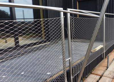 China 2.5mm 25x25mm Balustrade Cable Mesh Stainless Steel for sale