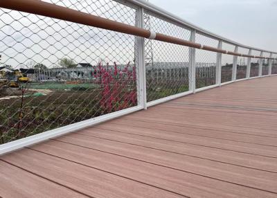China Grenzmauer-Architekturdraht Mesh With Ferrule Rope 2,5 Millimeter Draht- zu verkaufen