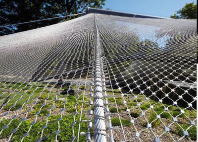中国 2.5Mmのカスタマイズ可能なステンレス鋼の動物園の網の非錆つくフェルール ロープの網 販売のため