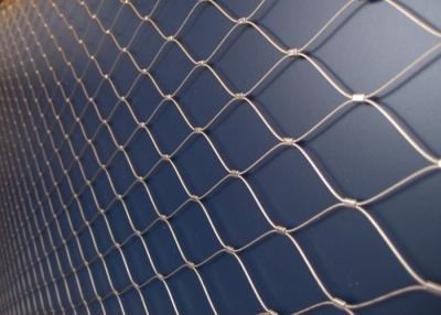 中国 2.5Mmのカスタマイズ可能なステンレス鋼の動物園の網の非錆つくフェルール ロープの網 販売のため