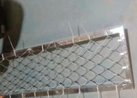China 0.5-30meter Balustrade Cable Mesh With Frame Non Rusting Fall Prevention for sale