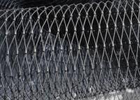 China 0.5-30meter Fall Prevention Balustrade Cable Mesh With Frame 2.0mm Wire for sale