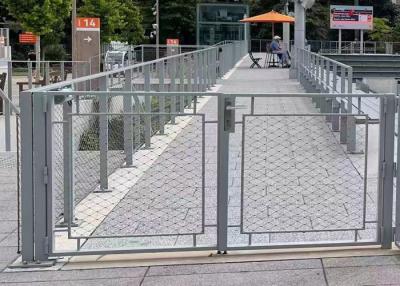 China 25*25mm Balustrade Cable Mesh , 316 Stainless Steel Rope Mesh Non Rusting for sale