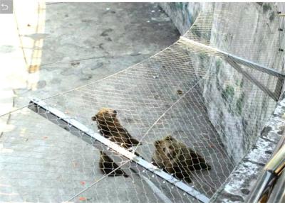 China Zoo Animal Aviary Wire Netting Stainless Steel Wire Rope Mesh for sale