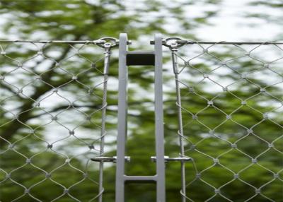 中国 80*80mmの手すりSS316適用範囲が広いワイヤー ロープの網 販売のため