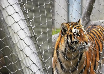 China Inox Kotted Zoo Wire Mesh Flexible Netting Customized Size For Tiger for sale