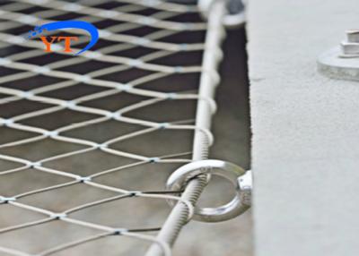 China Spiral Strand Flexible Metal Netting Polished Finished For Architectural for sale