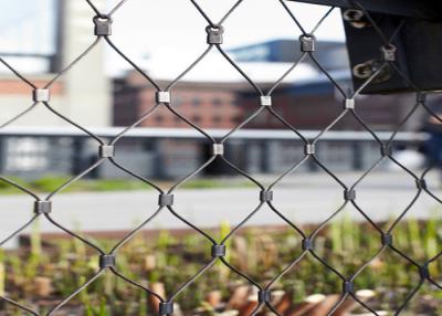 中国 100 x 100mm 7 xフェルールが付いている7ワイヤー ロープの網 販売のため