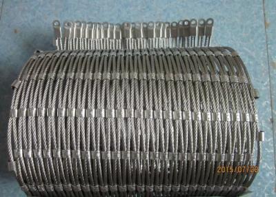 China AISI316 Ferruled Stainless Steel Rope Mesh Rust Resistant For Architecture for sale