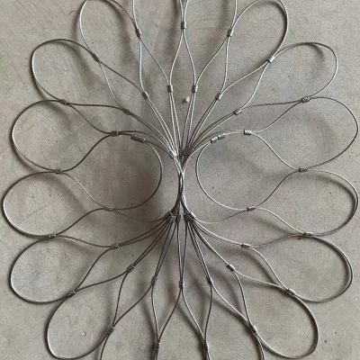 中国 316 不鋼鉄のワイヤーフィクチャー 投光灯のための落下安全ネット 販売のため