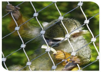 China Ferruled Style X-Tend Stainless Steel Cable Wire Mesh Netting For Zoo Breaking Resistant for sale