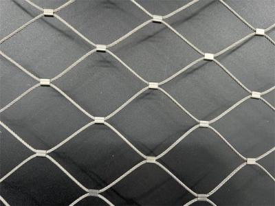 China Flexible Durable Stainless Steel Wire Rope Mesh For Balcony Railings for sale