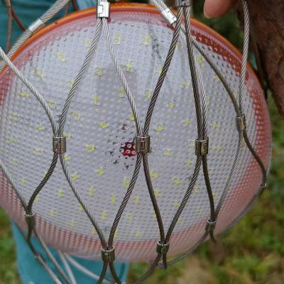 China Stainless Steel 316 7 X 7 Cable Anti Drop Cover Safe Net Falling Prevention Net for sale