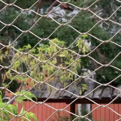 China Rede de Segurança para Aviário de Pássaros em Aço Inoxidável 316, Rede de Corda Flexível para Zoológico à venda