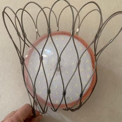 China  Custom Sizes Available Cruise Ship Lamp Stainless Steel Rope Net Aperture 80mm for sale