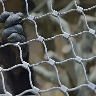 China Robust Stainless Steel Cable Mesh Engineered For Safety Barriers for sale