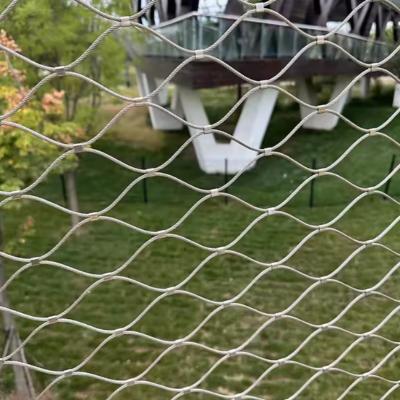 China  Animal Stainless Steel Protective Rope Mesh  For Aviary Birds Zoo Mesh for sale