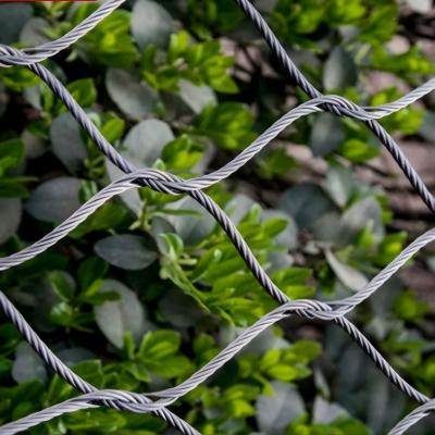 China Flexible stainless steel cable mesh designed for  safety in architectural projects for sale