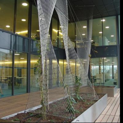 China 304 Stainless Steel Wire Rope Plant Trellis with Customized Size for Fall Protection for sale